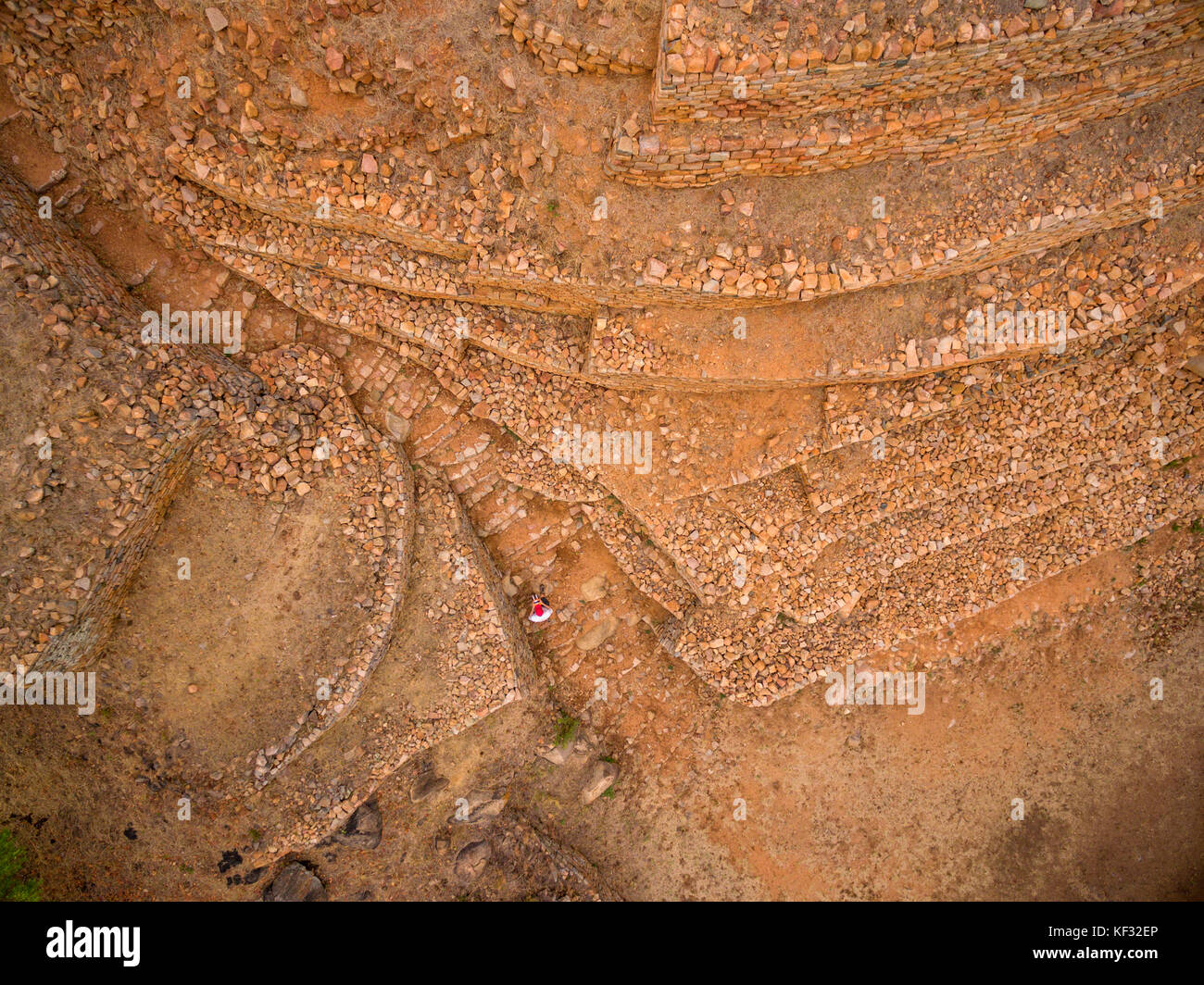 An aerial view of Zimbabwe's Khami Ruins Stock Photo - Alamy