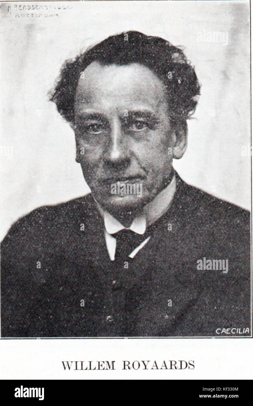 Willem Royaards, 1912 Stock Photo - Alamy