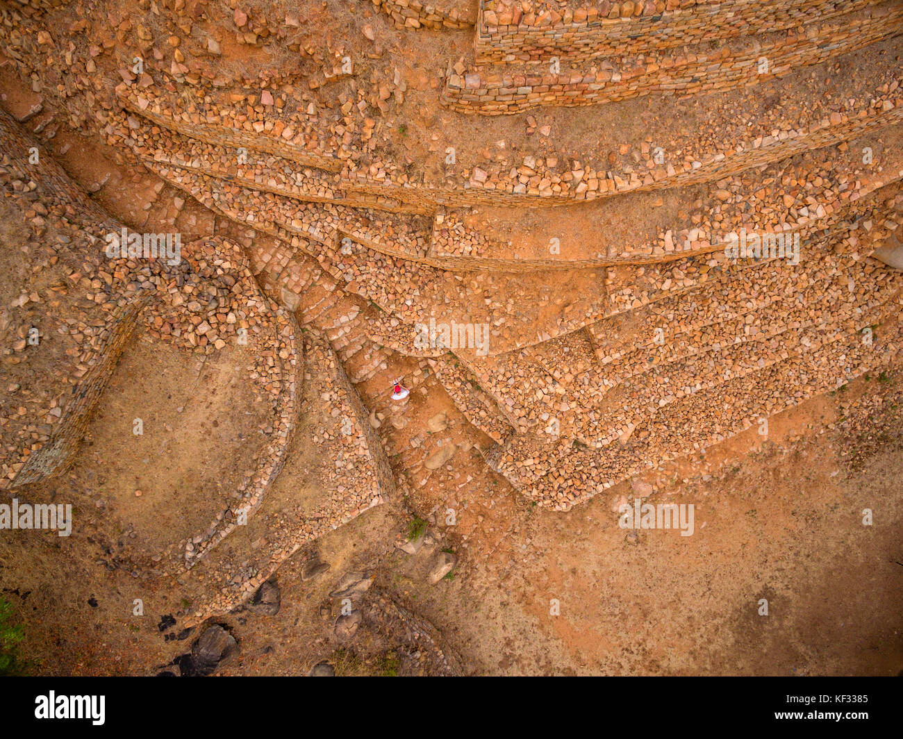 An aerial view of Zimbabwe's Khami Ruins Stock Photo - Alamy