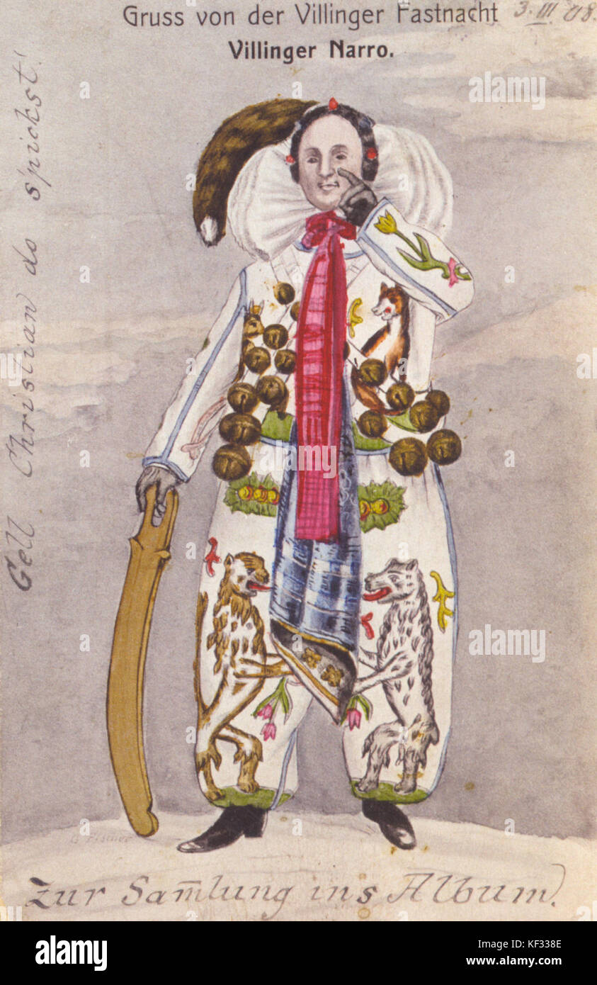 Villingen Narro AK 1908 Stock Photo - Alamy