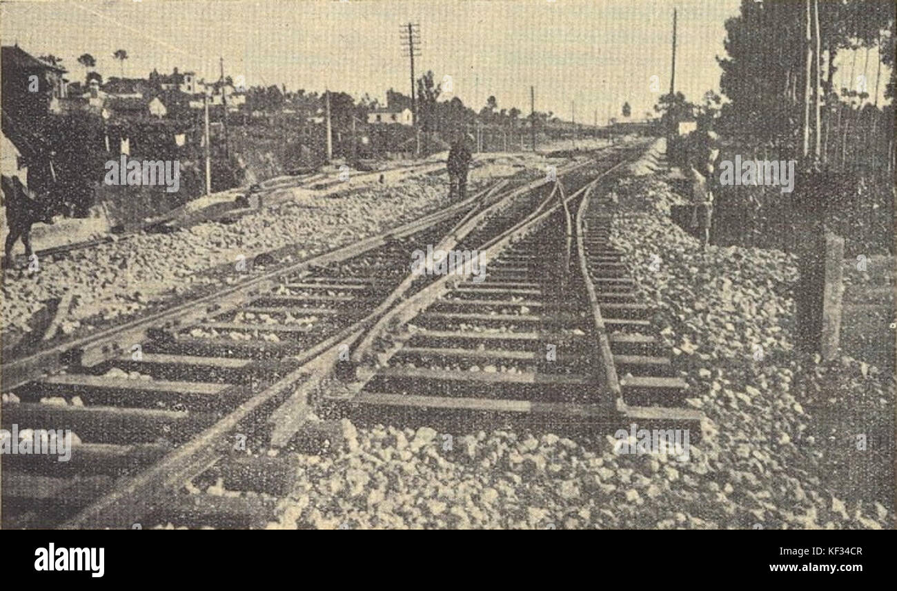 Track laying between Contumil and Ermesinde 2 Stock Photo - Alamy