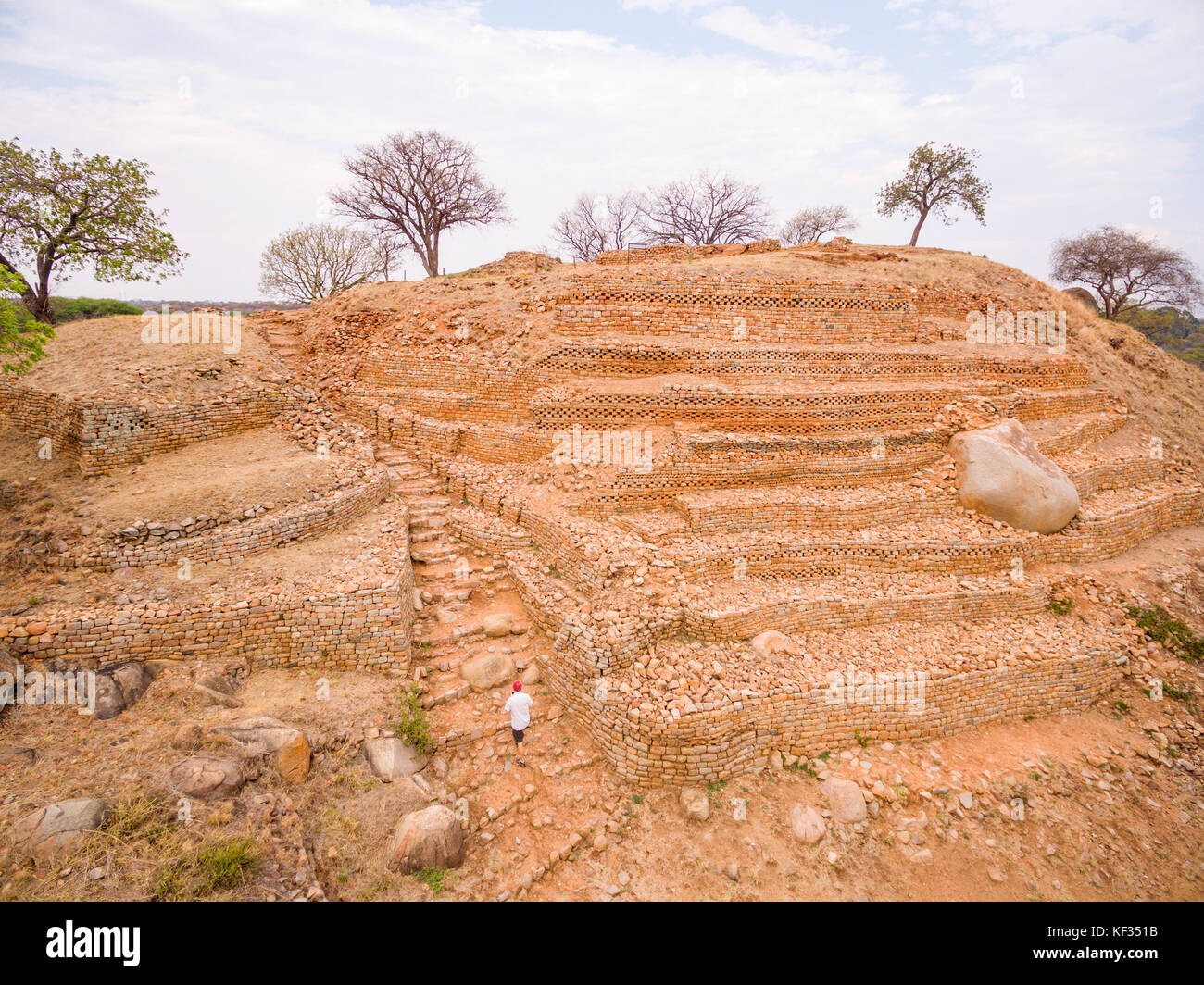An aerial view of Zimbabwe's Khami Ruins Stock Photo - Alamy