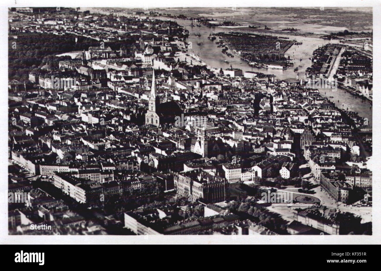 Stettin Luftbild nr 1720 a Stock Photo - Alamy