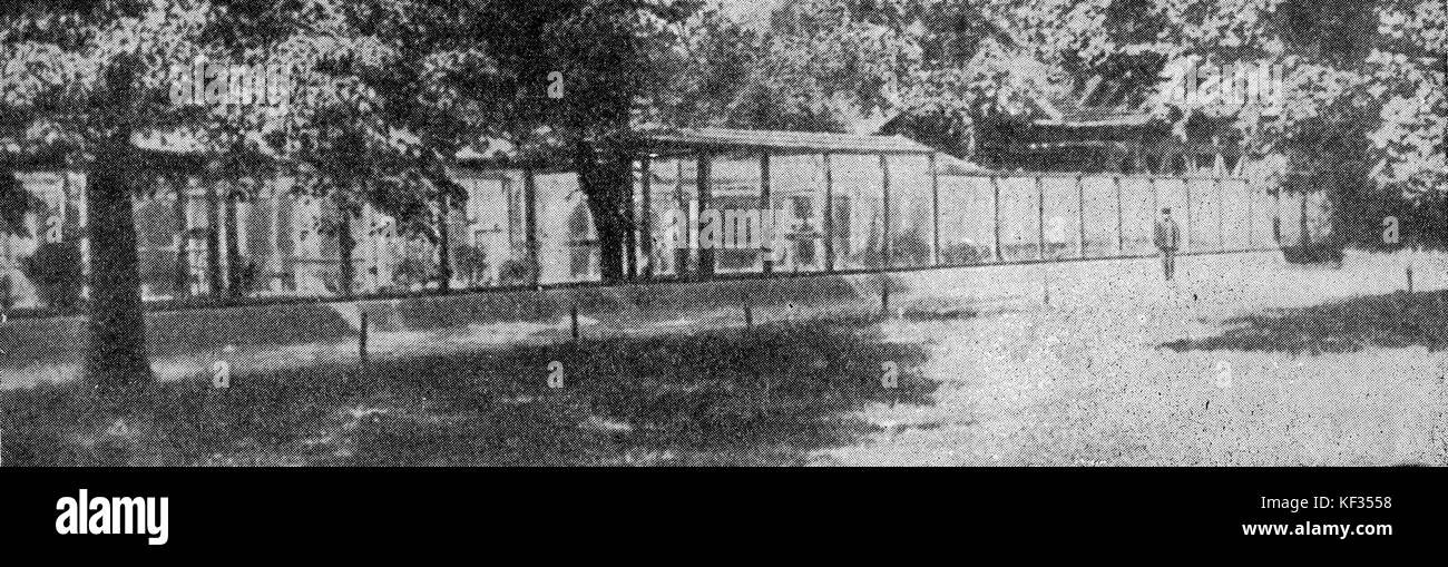 Sofia Zoo Pheasants house 1894 Stock Photo - Alamy