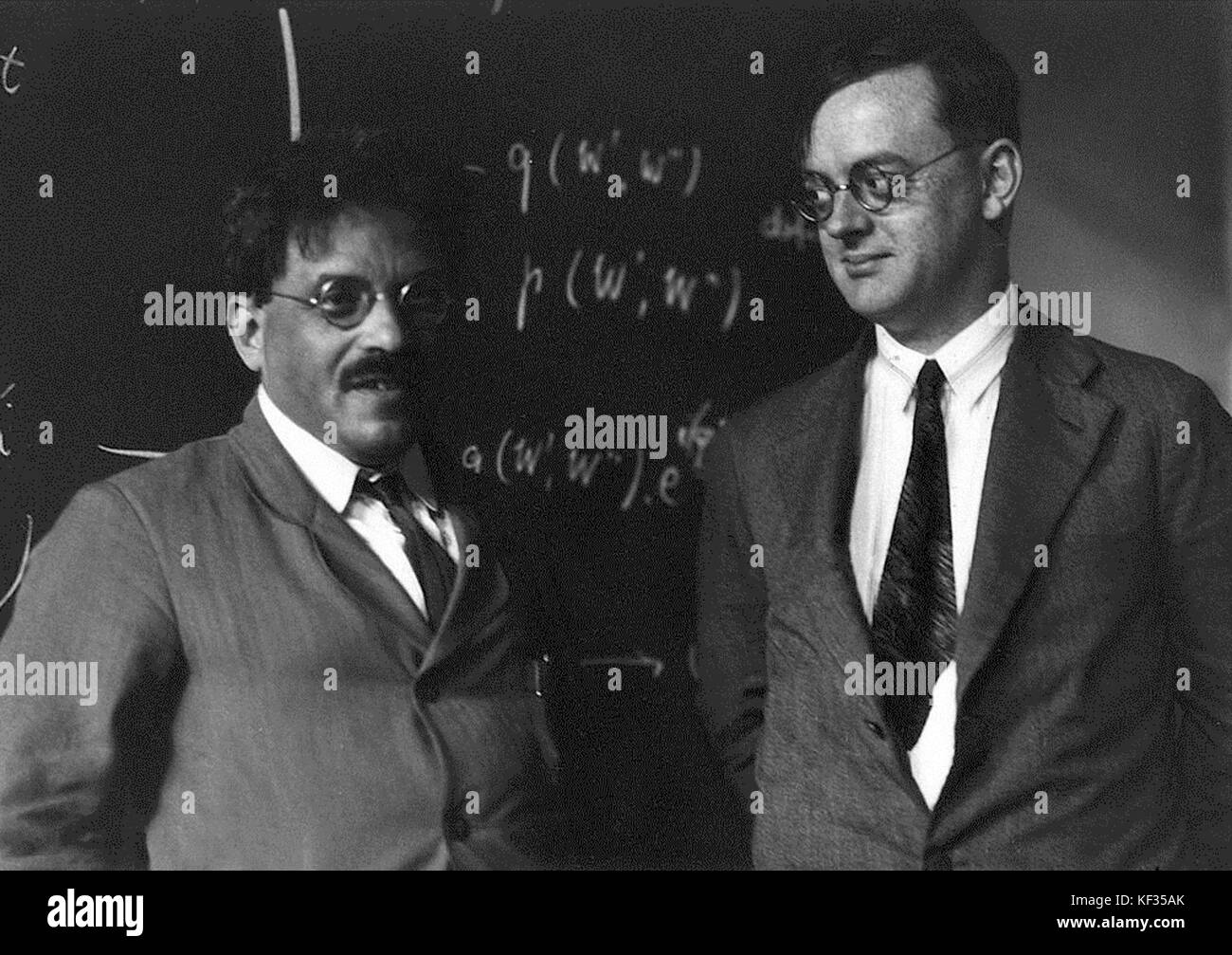 Paul Ehrenfest and Pascual Jordan 1920s Stock Photo - Alamy