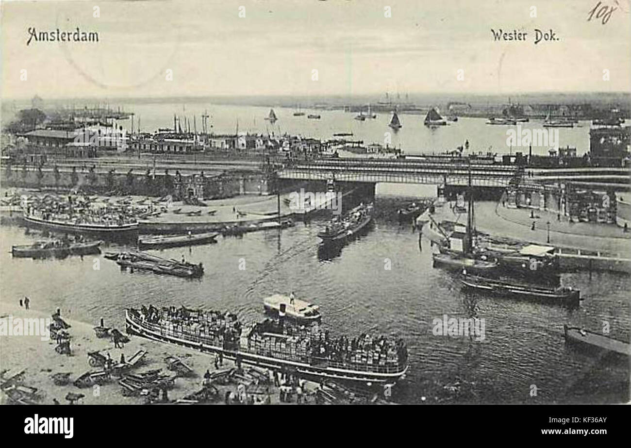 Amsterdam westerdok boat hi-res stock photography and images - Alamy