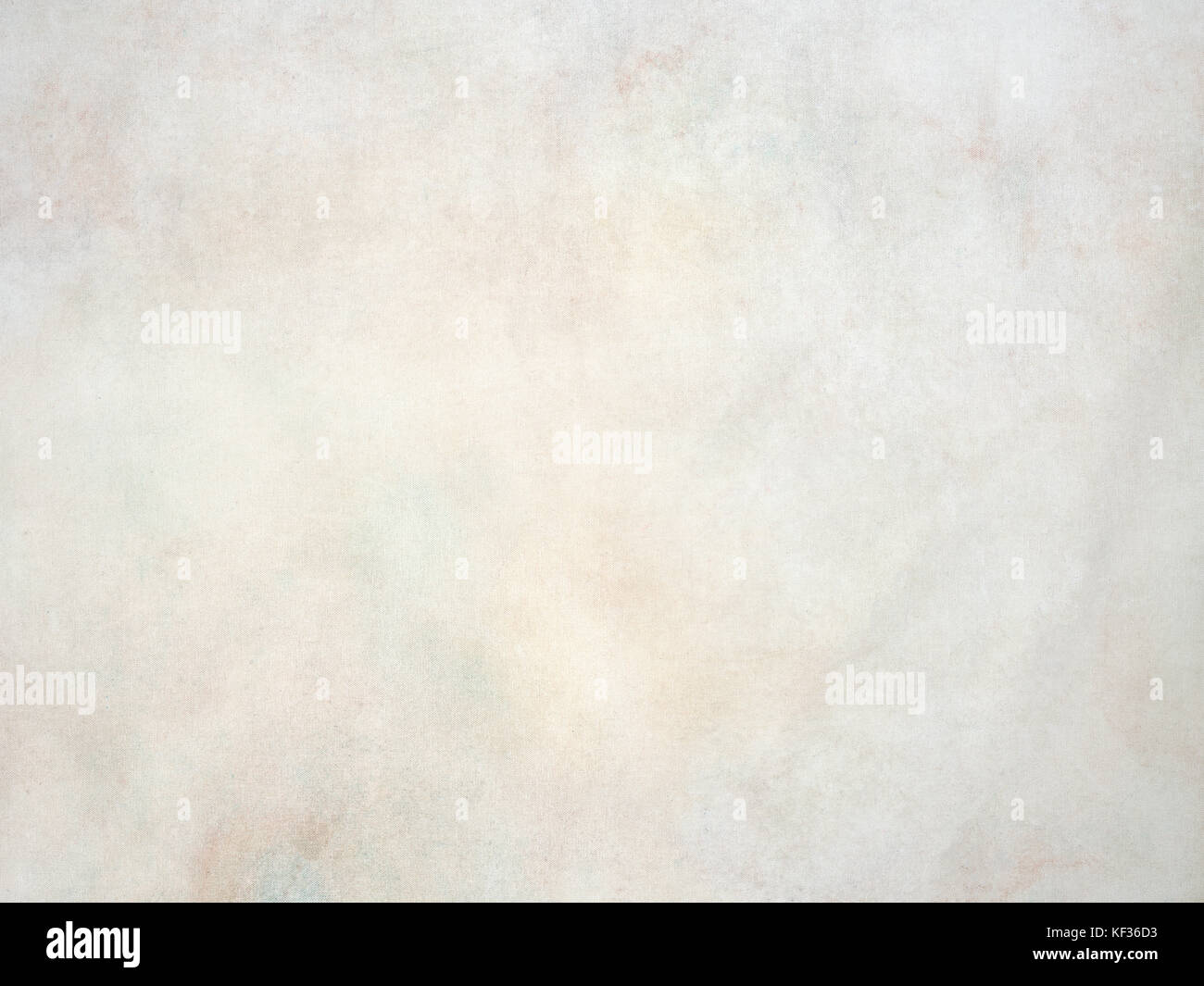 Warm cream vintage canvas background with stains and pigments Stock ...