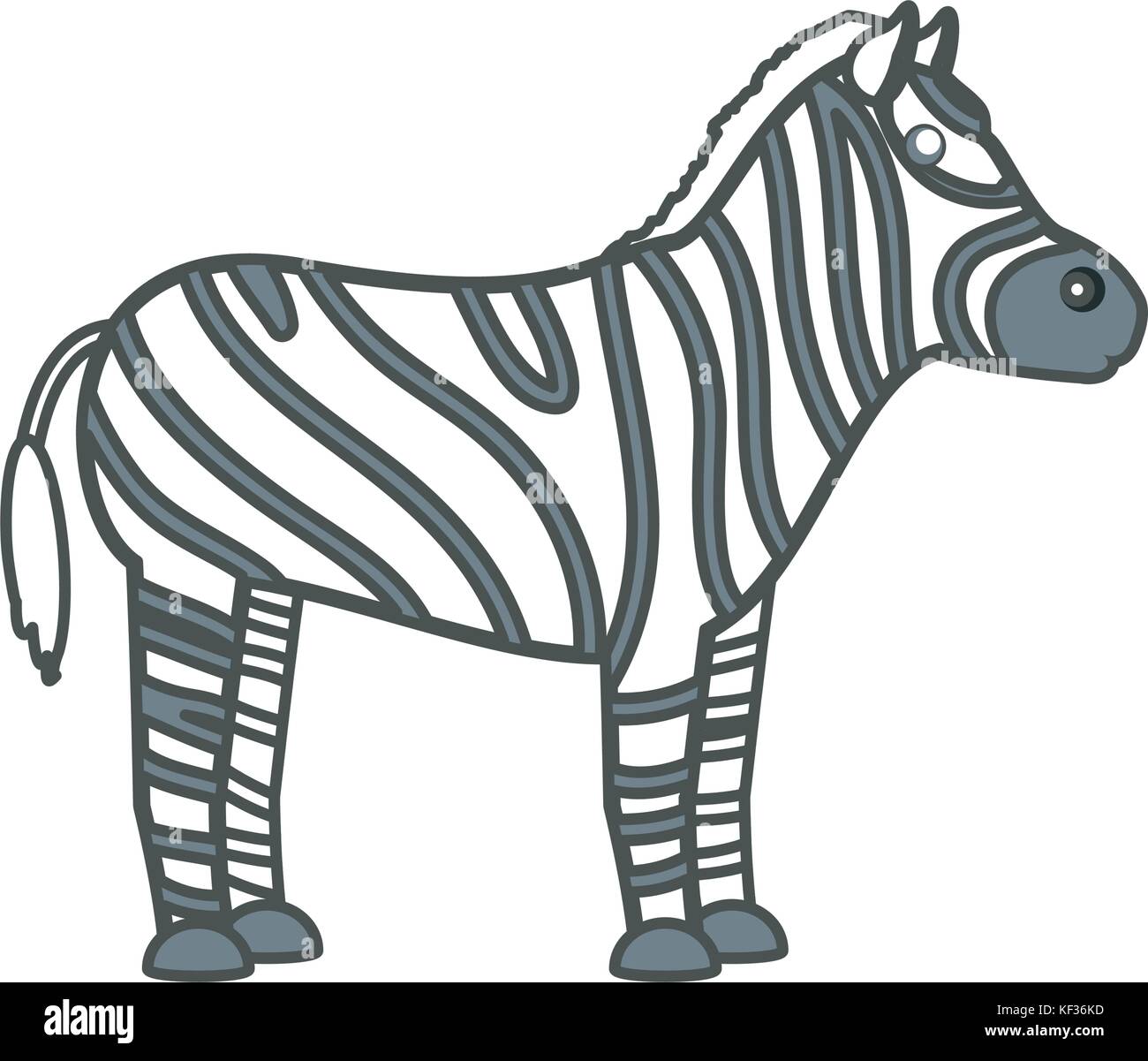 zebra vector illustration Stock Vector Image & Art - Alamy