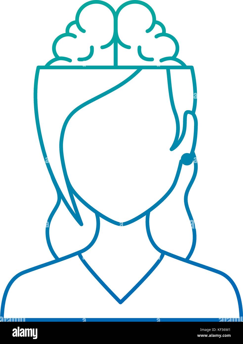 Attractive brain Stock Vector Images - Alamy