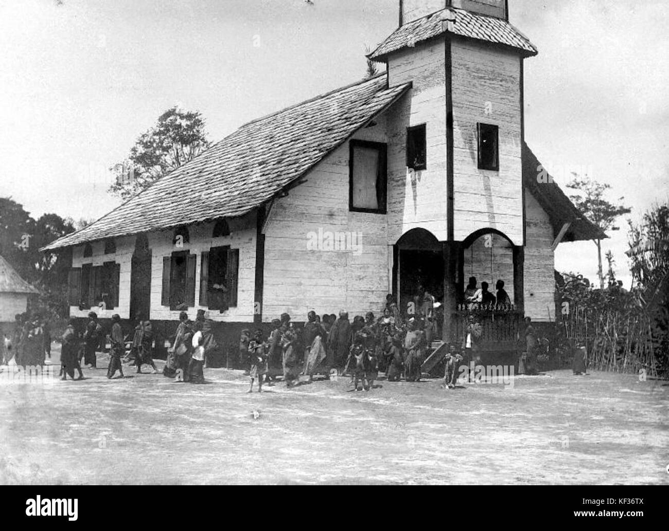Christian church indonesia Black and White Stock Photos & Images - Alamy