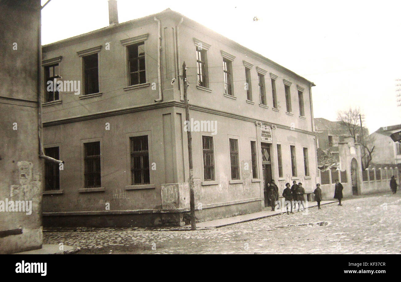 Zgrada, Skopje, 20 vek Stock Photo - Alamy