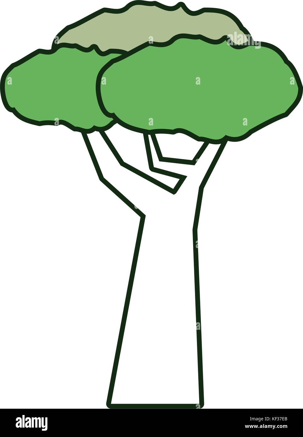 tree vector illustration Stock Vector Image & Art - Alamy