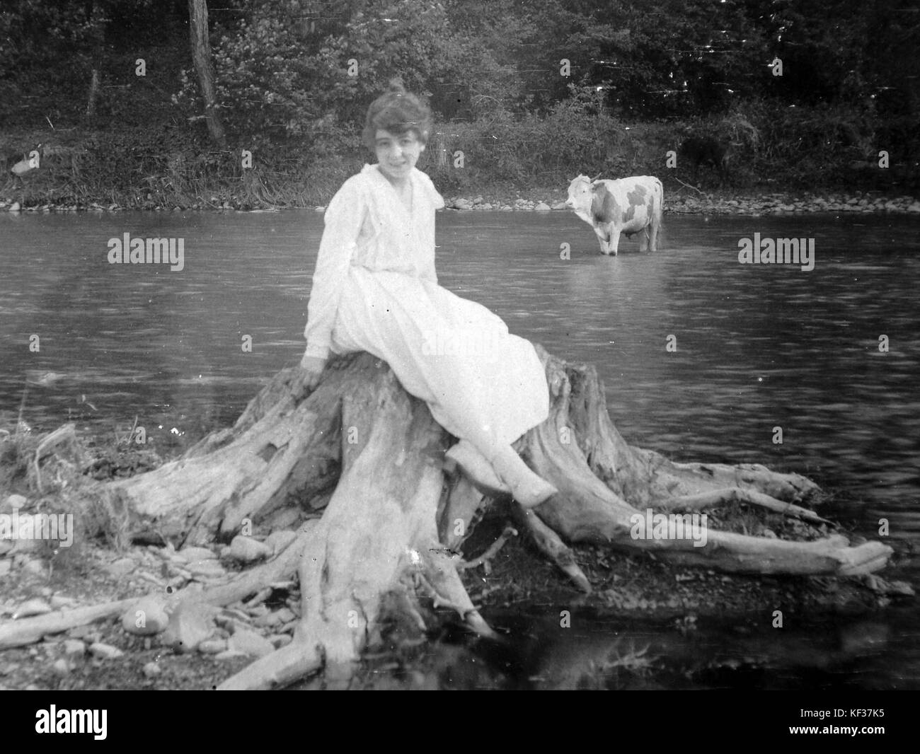 River summer Black and White Stock Photos & Images - Alamy
