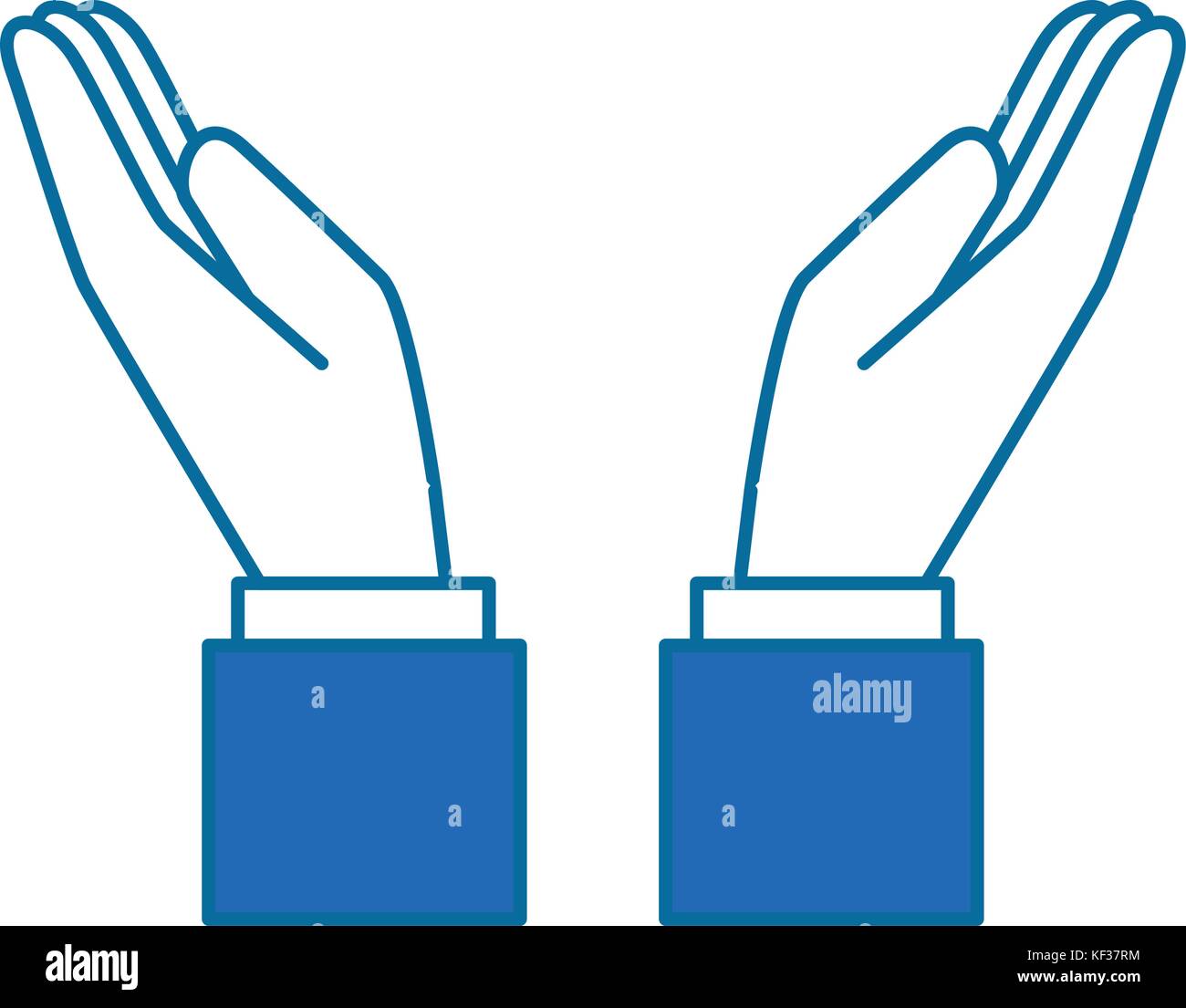 hands human protecting icon vector illustration design Stock Vector ...