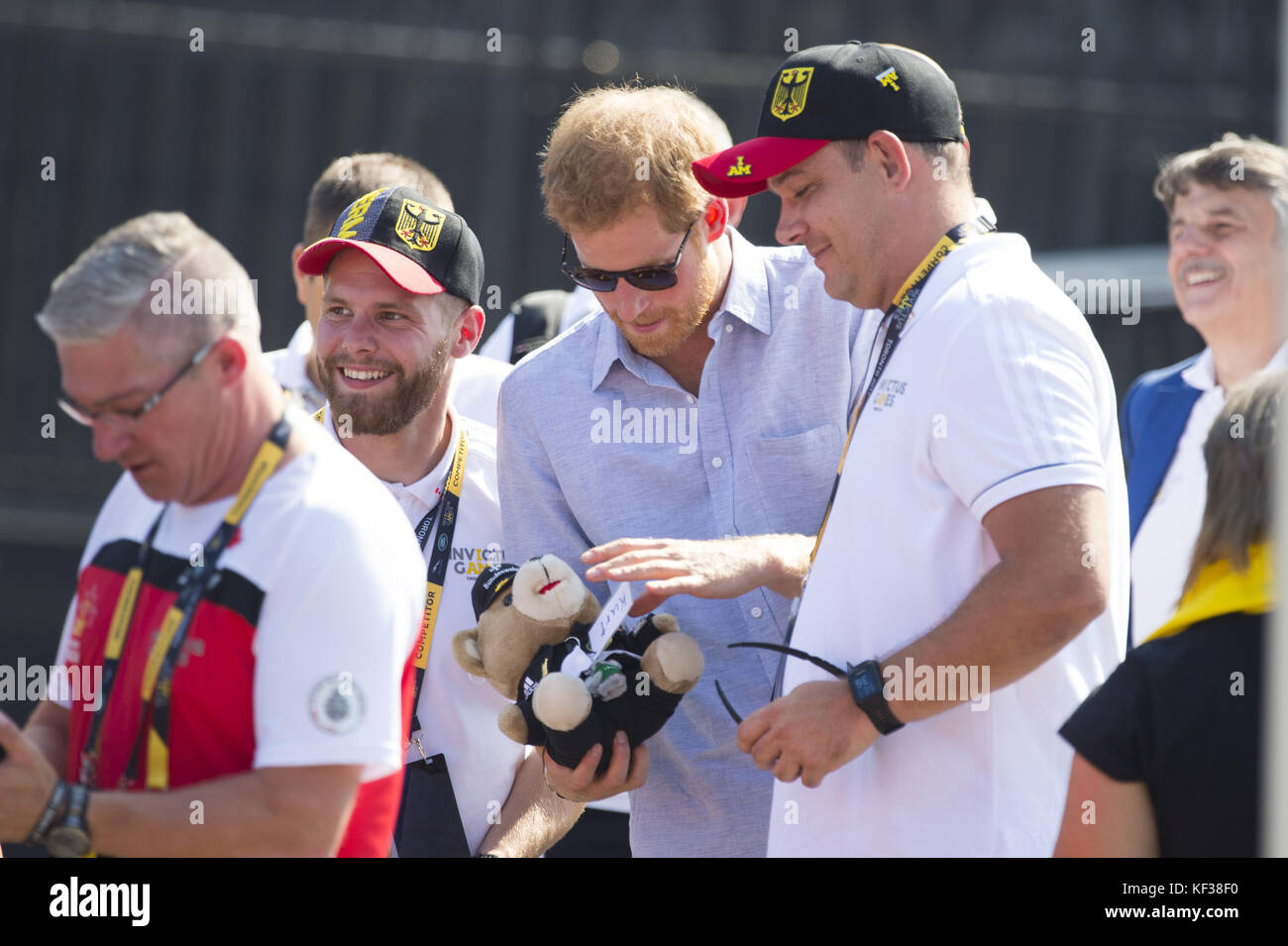 Prince Harry attends Jaguar Land Rover Driving Challenge in Toronto ...