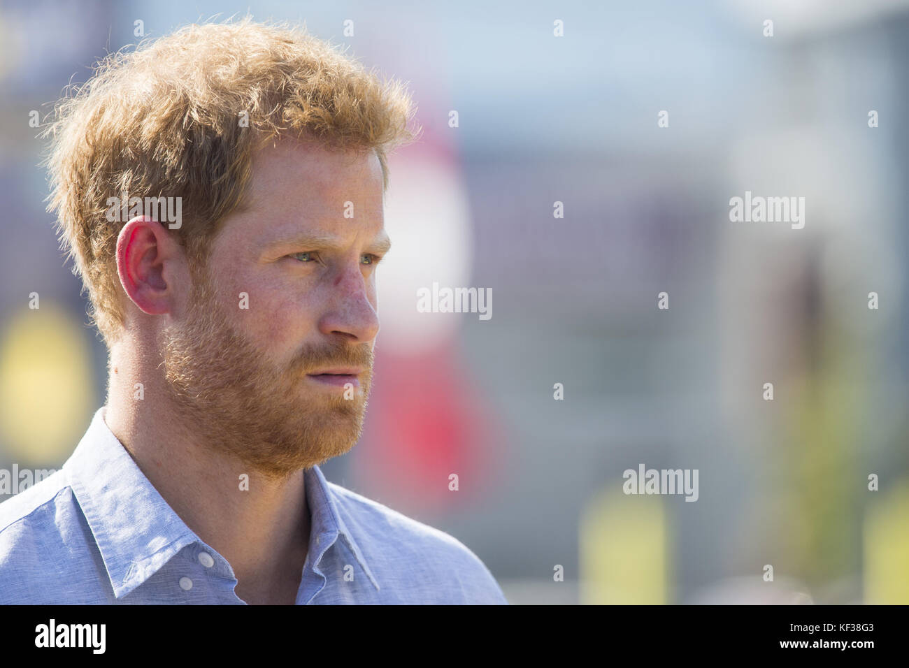 Prince Harry attends Jaguar Land Rover Driving Challenge in Toronto ...