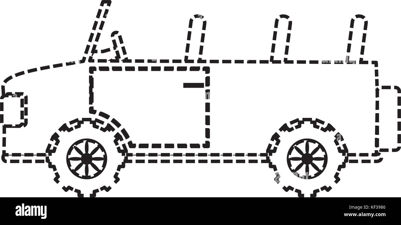 safari vehicle vector illustration Stock Vector Image & Art - Alamy