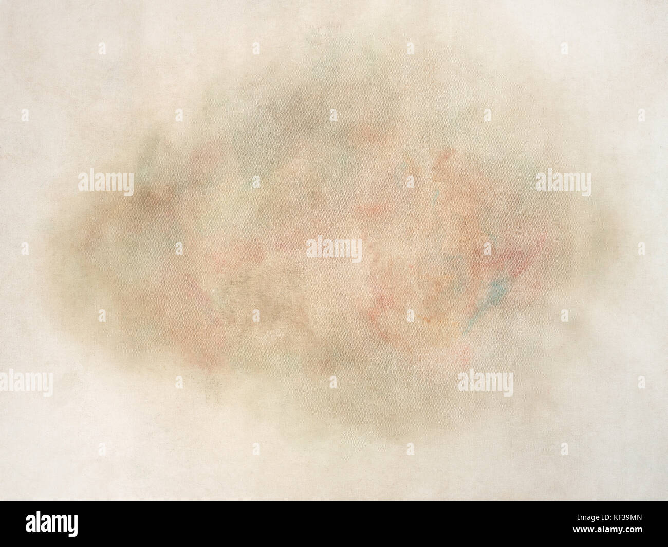 Warm cream tan vintage canvas background with stains and pigments Stock ...