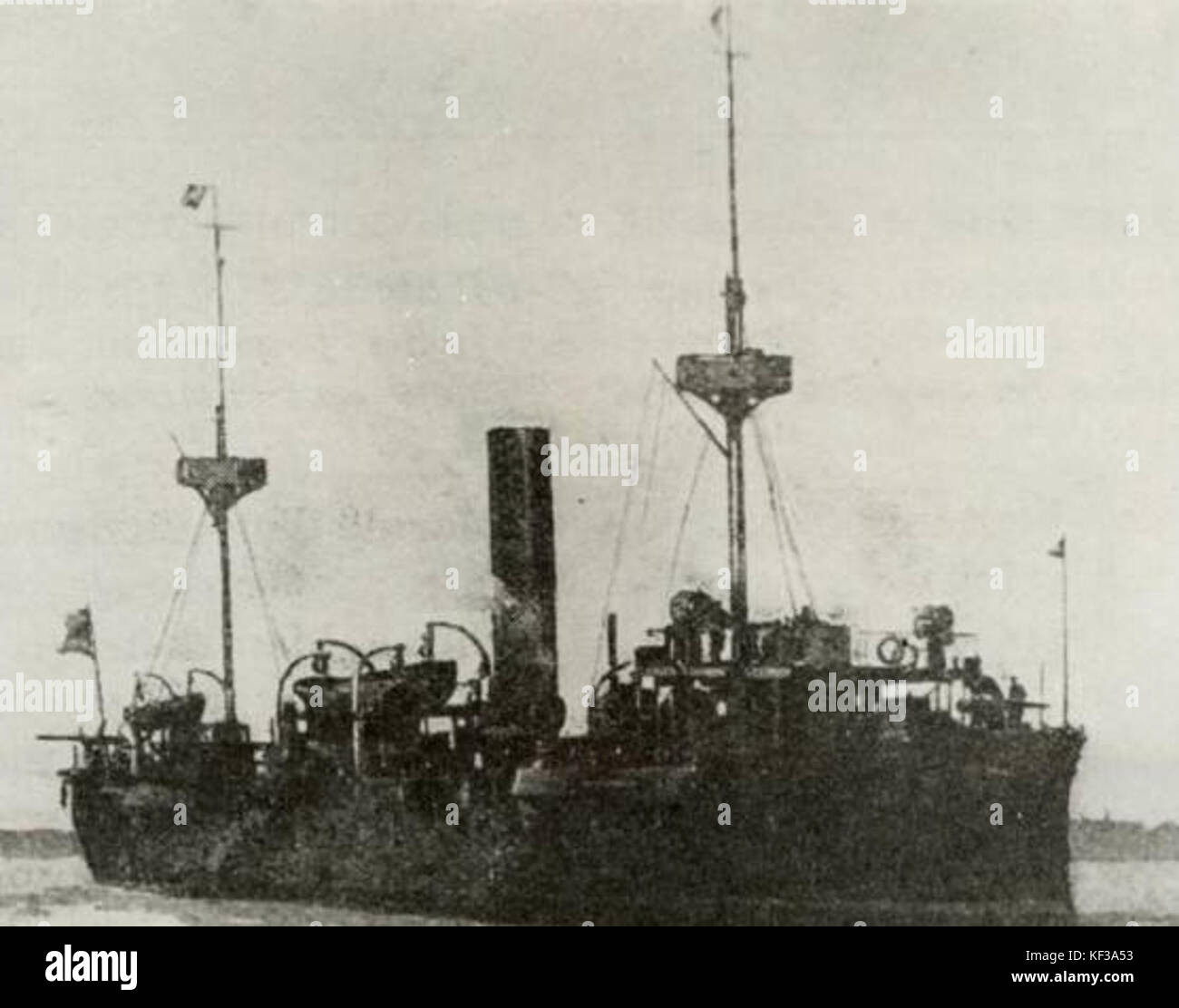 Romanian protected cruiser Elisabeta Stock Photo - Alamy