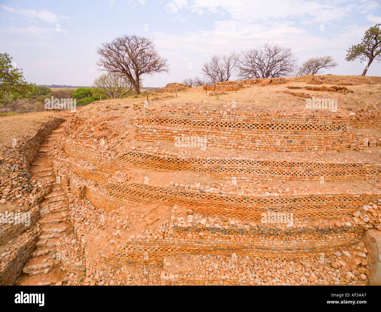 An aerial view of Zimbabwe's Khami Ruins Stock Photo - Alamy