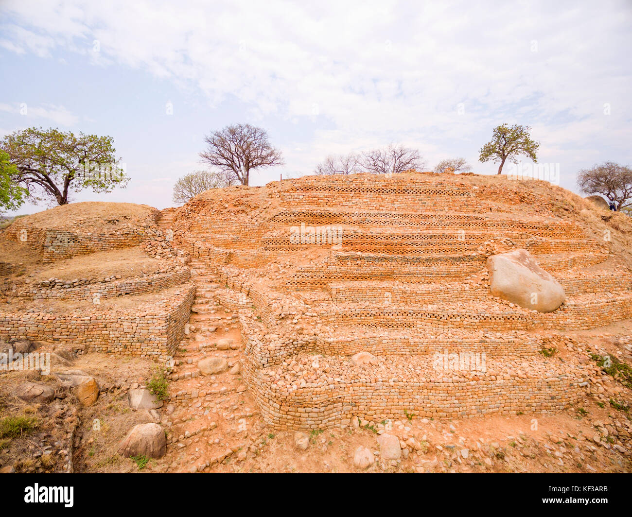 An aerial view of Zimbabwe's Khami Ruins Stock Photo - Alamy