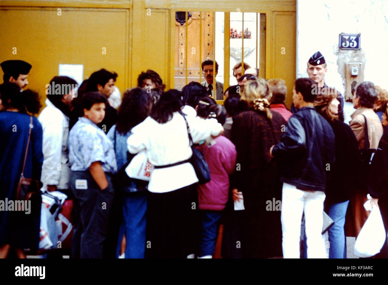 Riot police officers take the place of striking prison watchmen, Saint ...