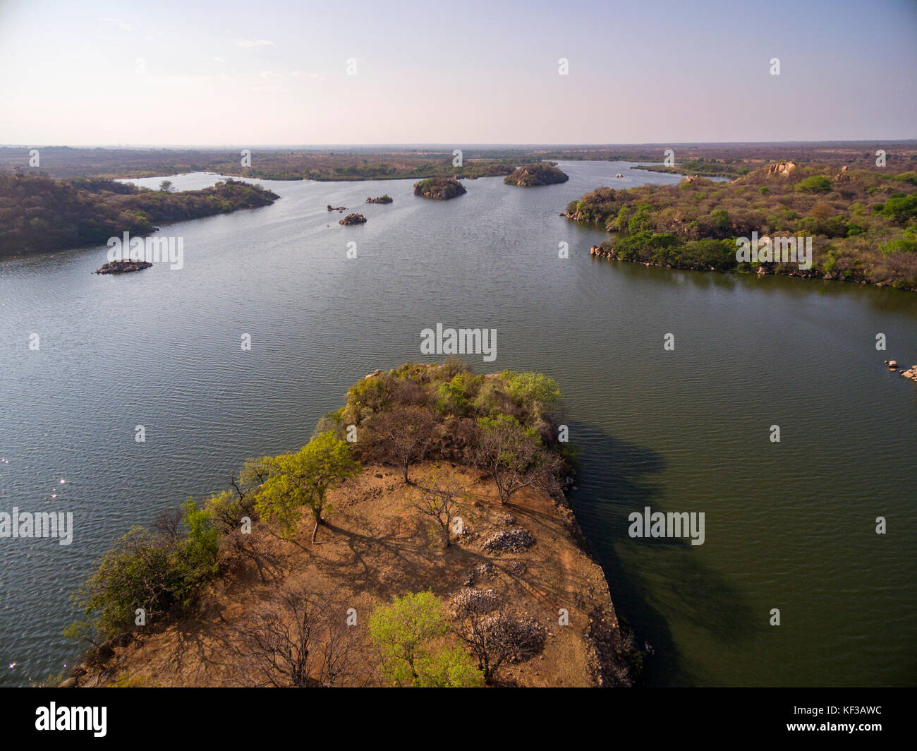 An aerial view of Zimbabwe's Khami Ruins Stock Photo - Alamy