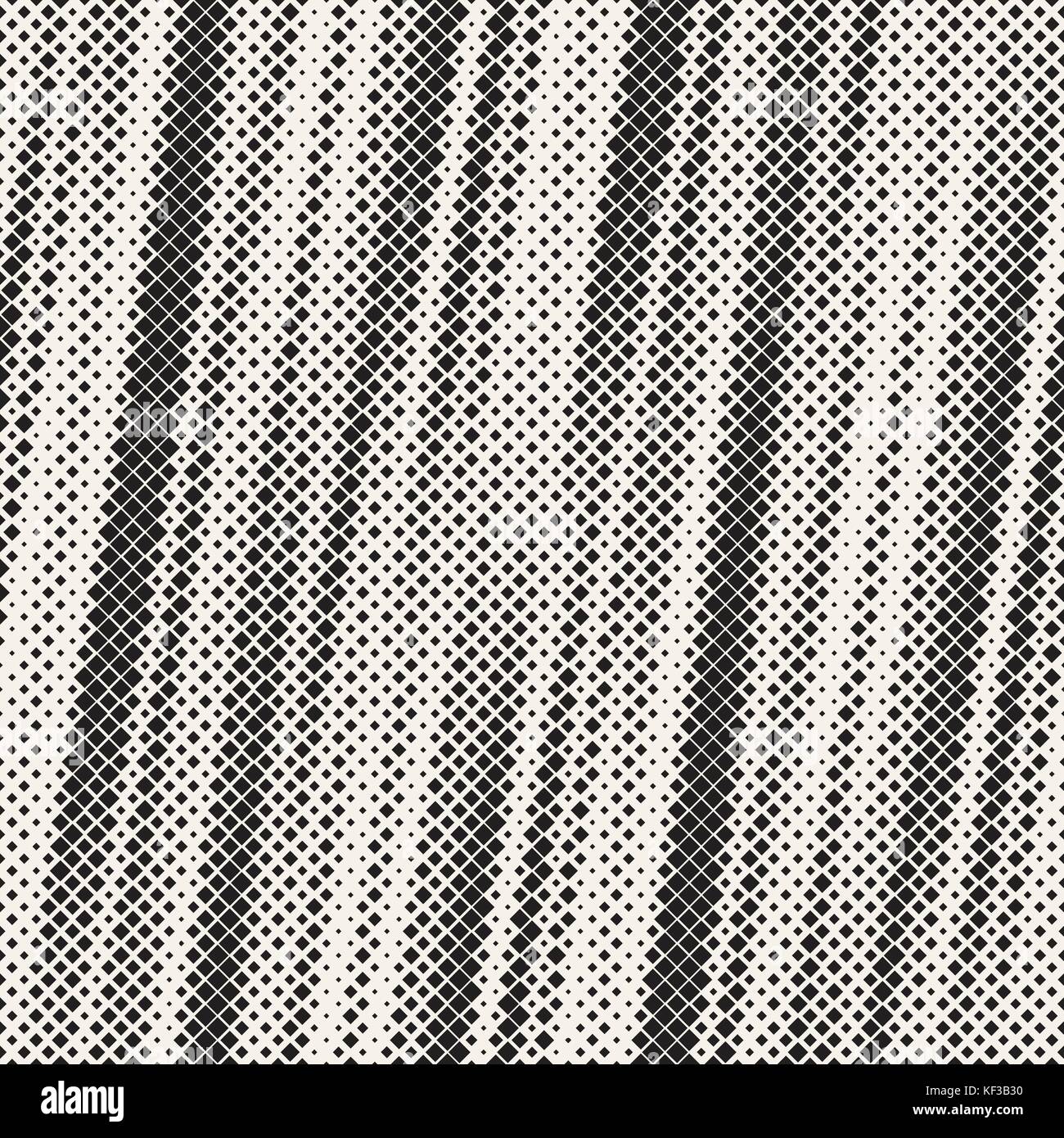 Modern Stylish Halftone Texture Endless Abstract Background With Random Size Squares Vector