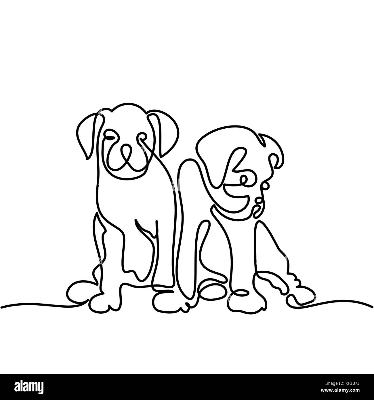 Dog drawing hi-res stock photography and images - Alamy