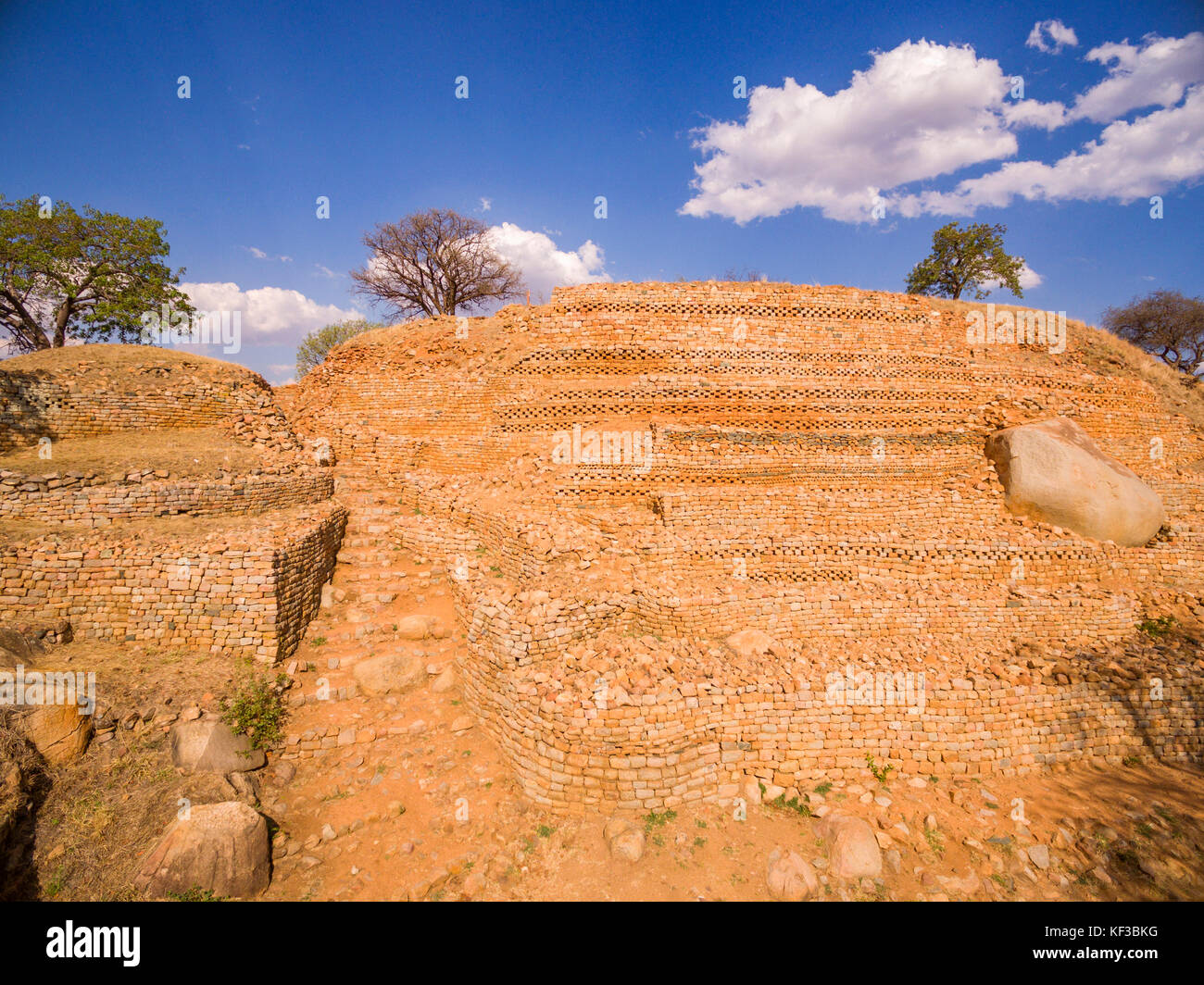 An aerial view of Zimbabwe's Khami Ruins Stock Photo - Alamy