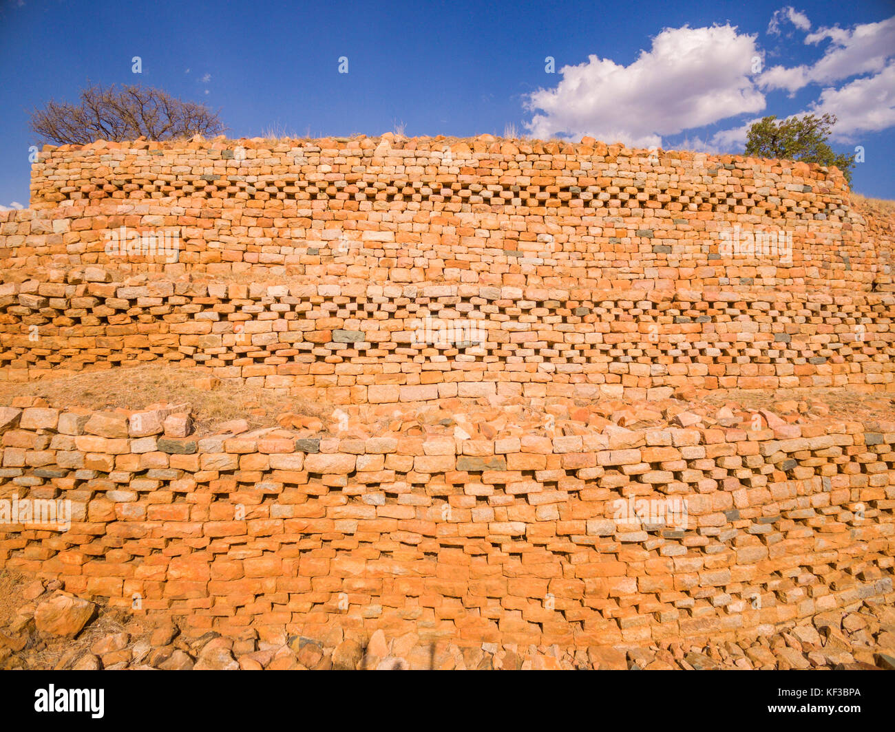 An aerial view of Zimbabwe's Khami Ruins Stock Photo - Alamy