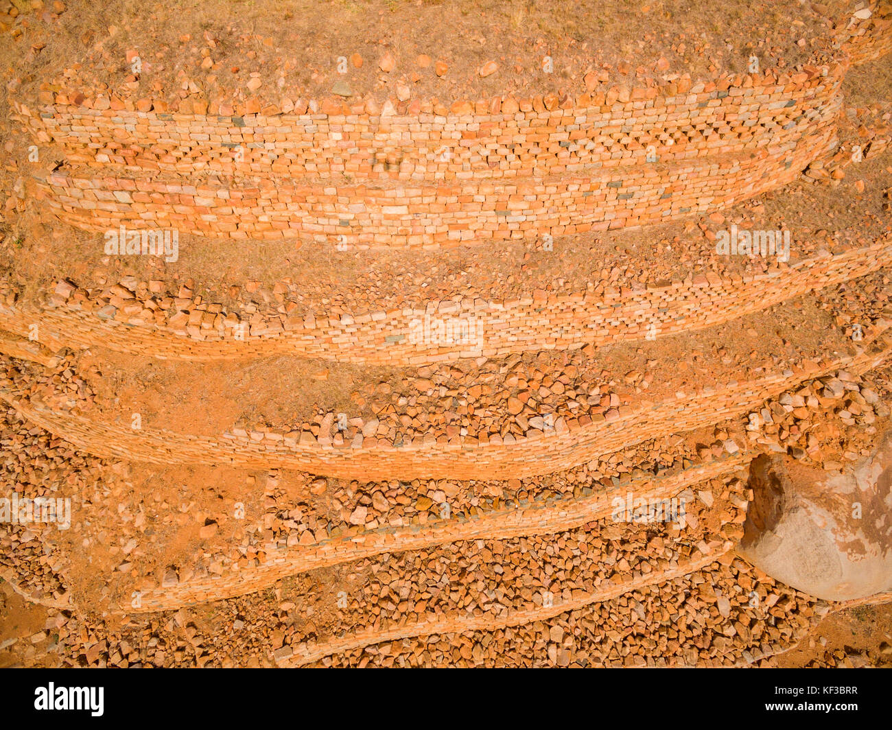 An aerial view of Zimbabwe's Khami Ruins Stock Photo - Alamy