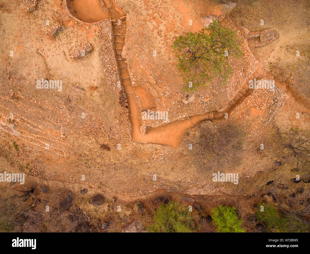 An aerial view of Zimbabwe's Khami Ruins Stock Photo - Alamy