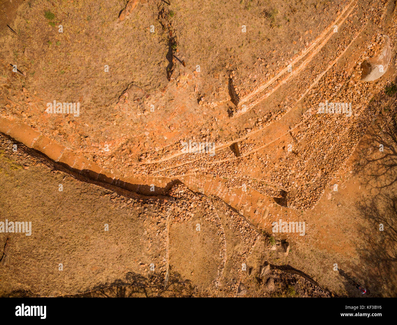 An aerial view of Zimbabwe's Khami Ruins Stock Photo - Alamy