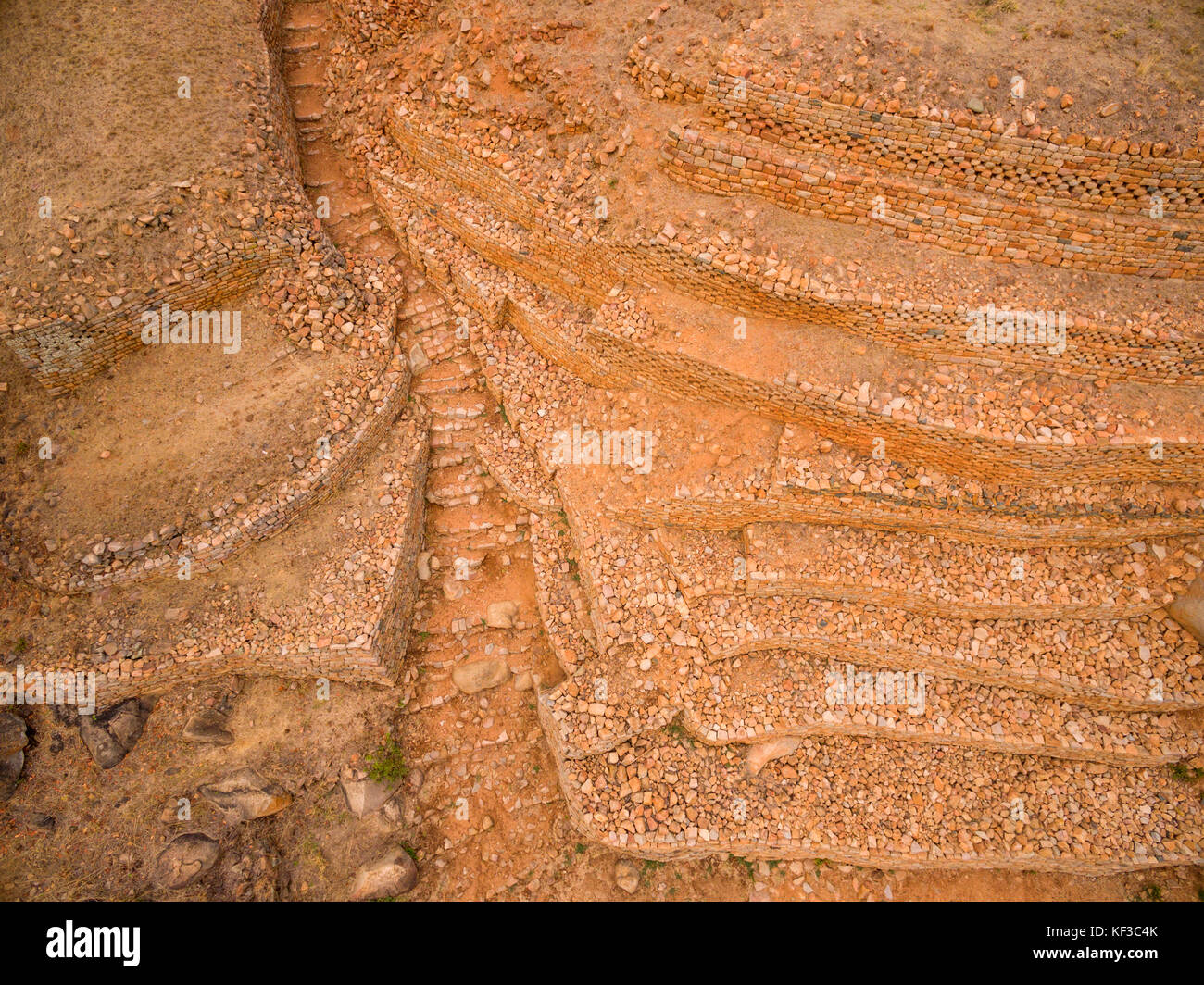 An aerial view of Zimbabwe's Khami Ruins Stock Photo - Alamy