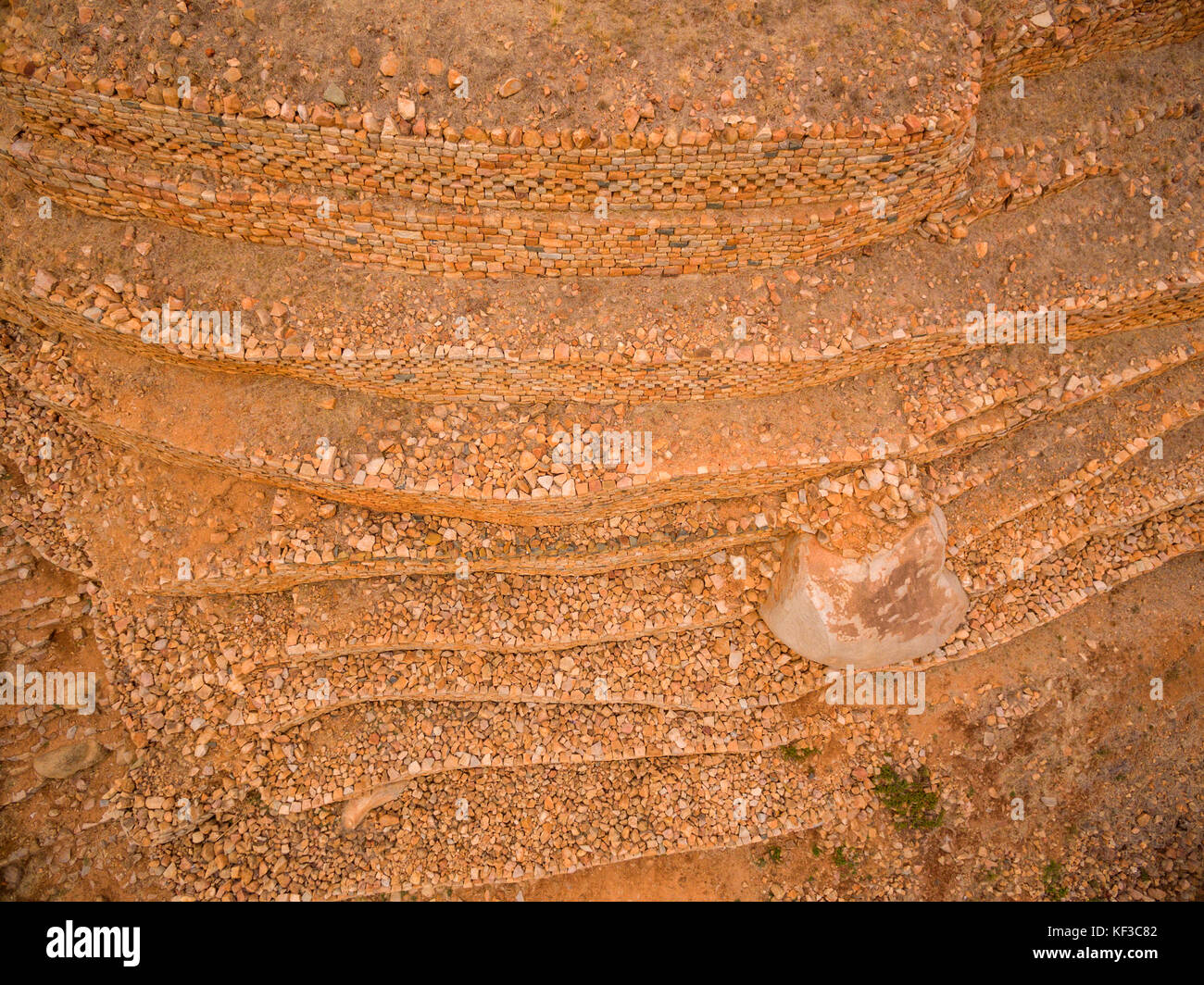 An aerial view of Zimbabwe's Khami Ruins Stock Photo - Alamy
