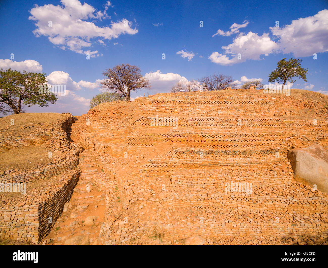 An aerial view of Zimbabwe's Khami Ruins Stock Photo - Alamy