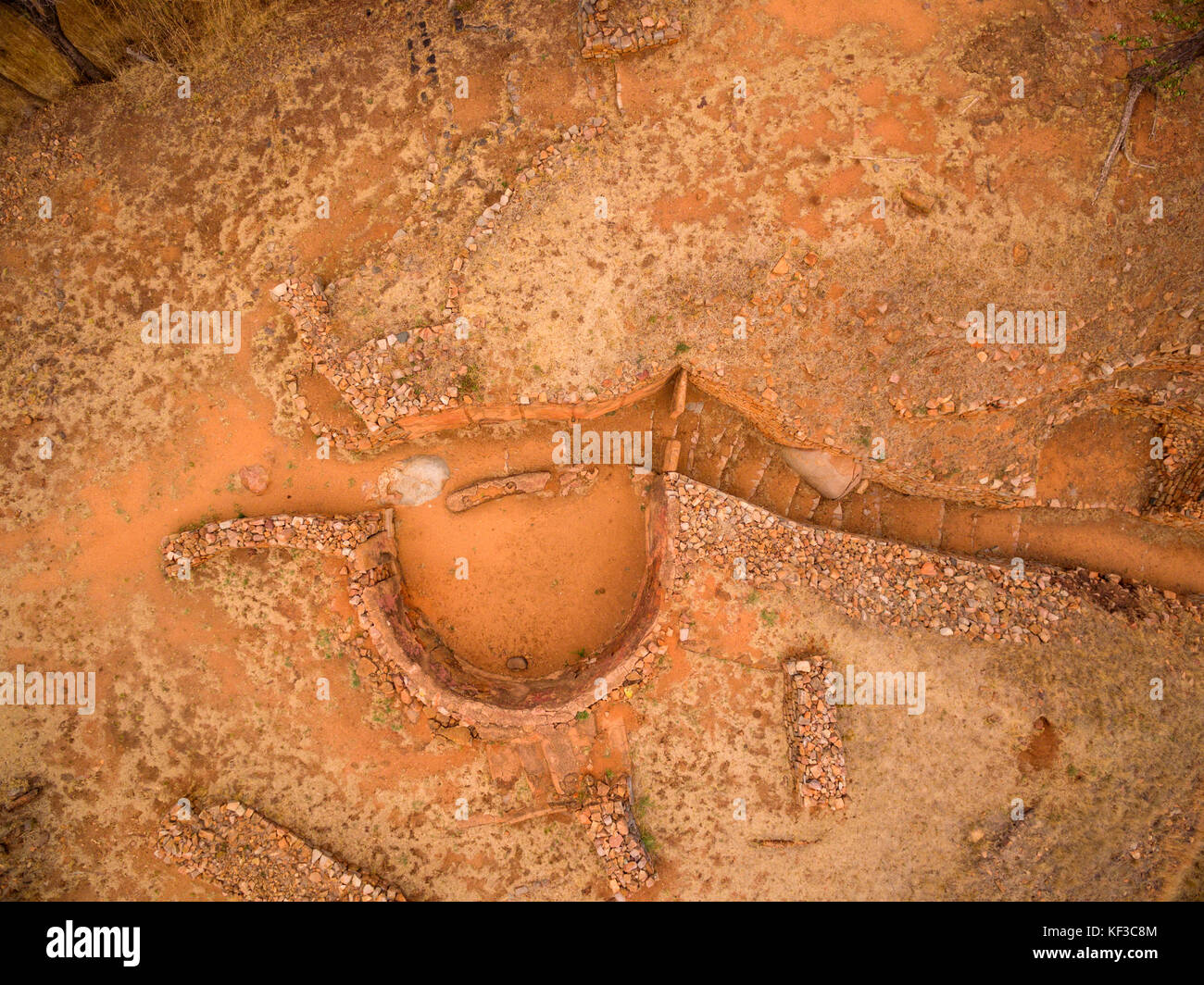 An aerial view of Zimbabwe's Khami Ruins Stock Photo - Alamy
