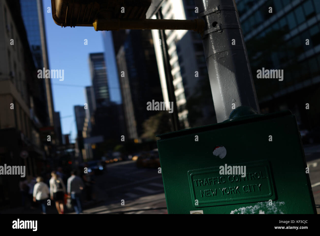 Traffic Control box, New York City Stock Photo - Alamy
