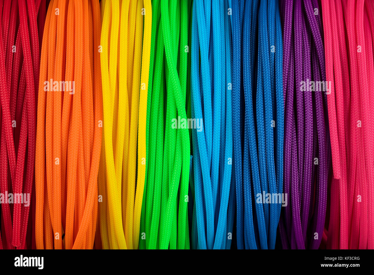 abstract rainbow background fashion acessory shoestring string rope ...