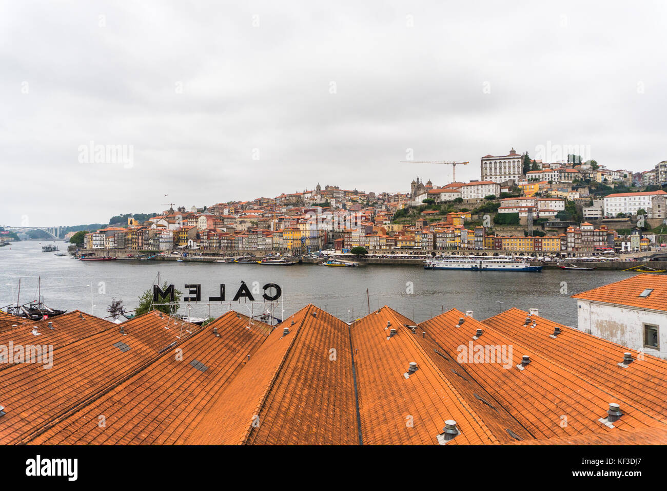Porto, Portugal old town on the Douro River Stock Photo - Alamy