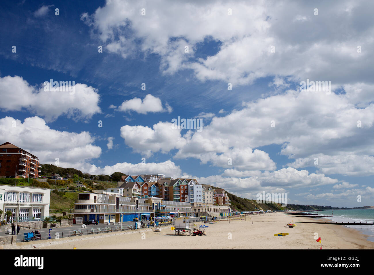 The beach at Boscombe, Bournemouth, Dorset in England Stock Photo - Alamy
