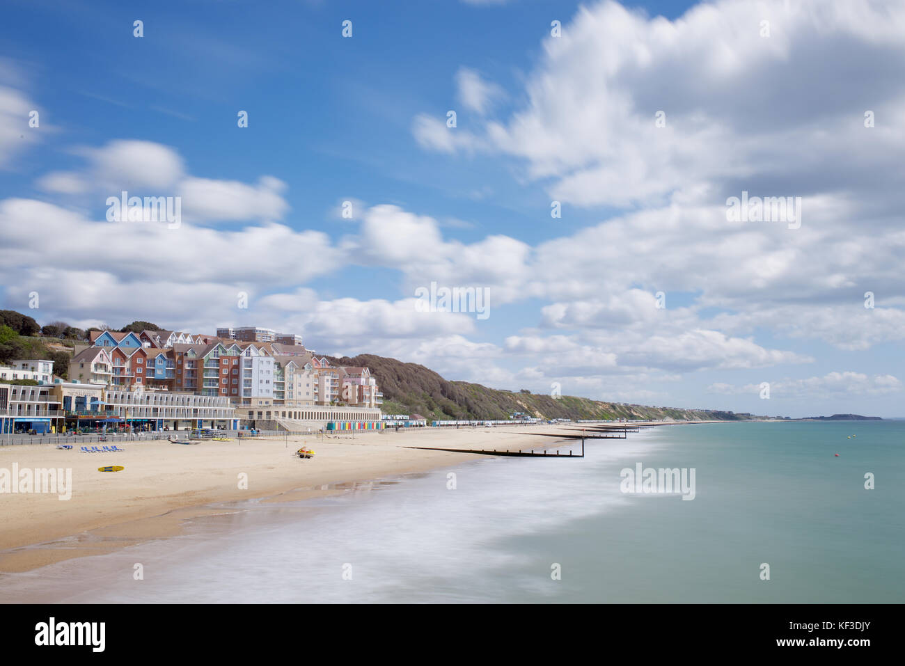 The beach at Boscombe, Bournemouth, Dorset in England Stock Photo - Alamy