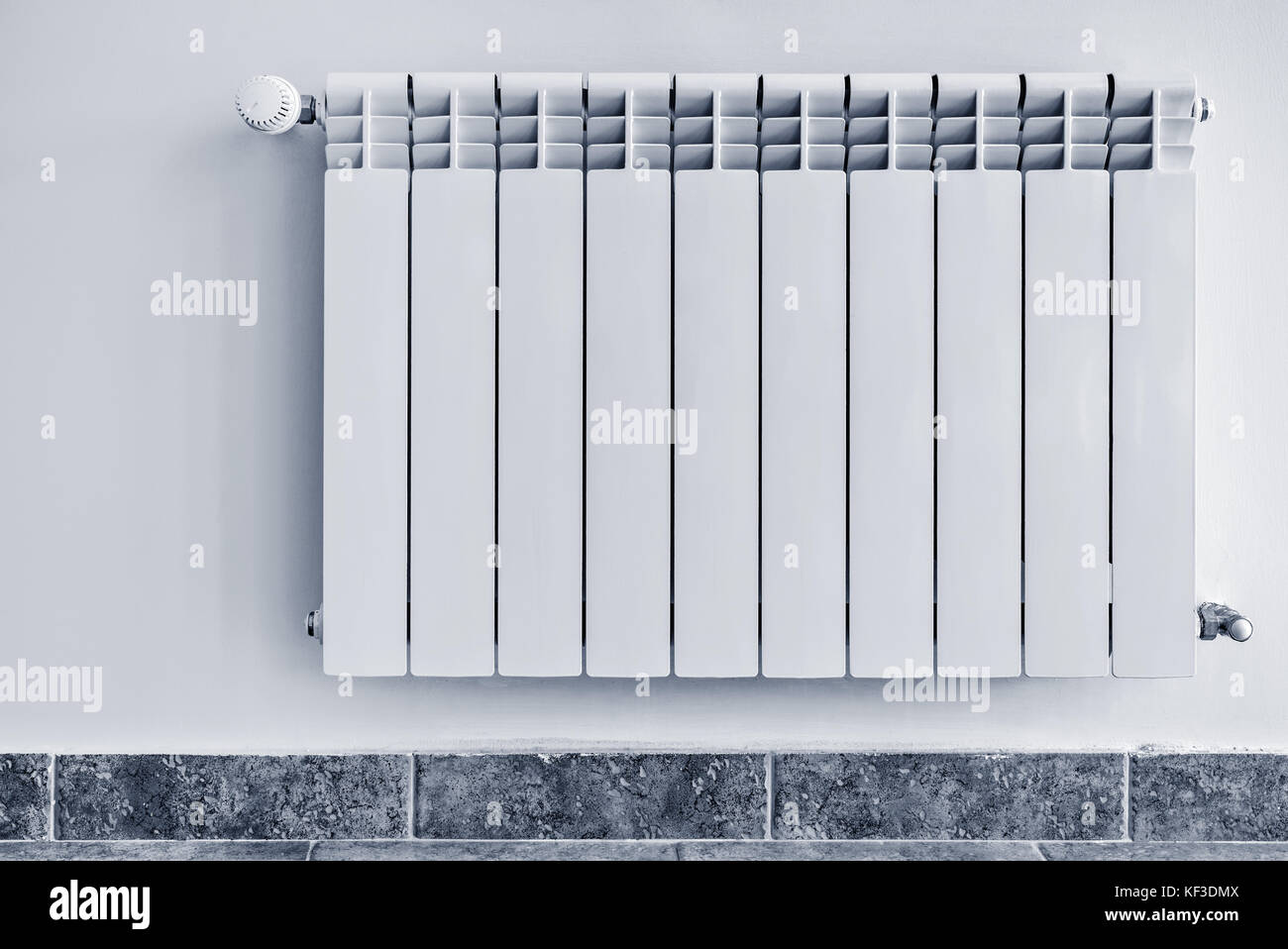 White radiator in the small hotel corridor Stock Photo - Alamy