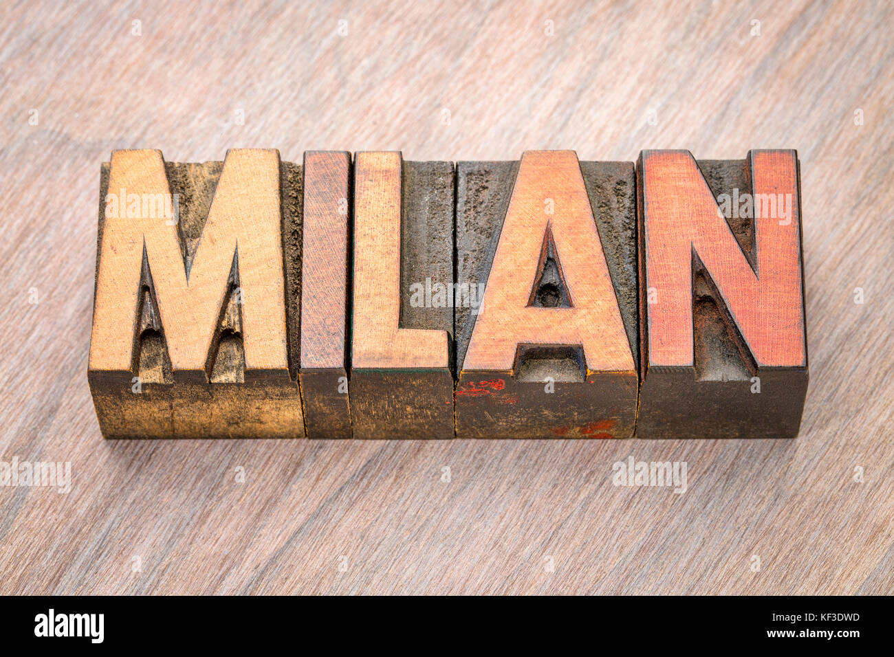 Milan italy city typography hi-res stock photography and images - Alamy