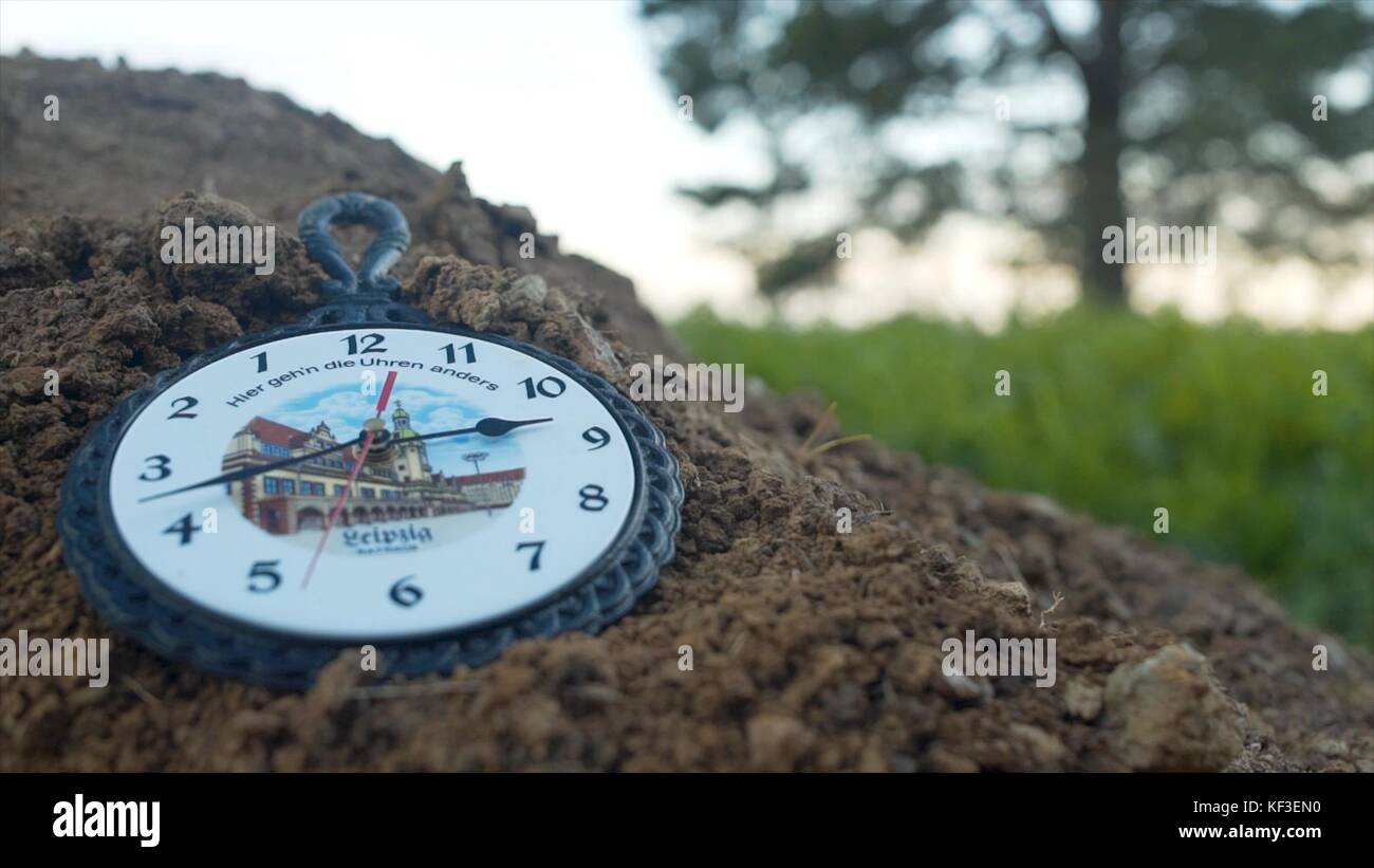 Wall clock wall clocks go back. Footage. Wall clock go backwards. Wall ...