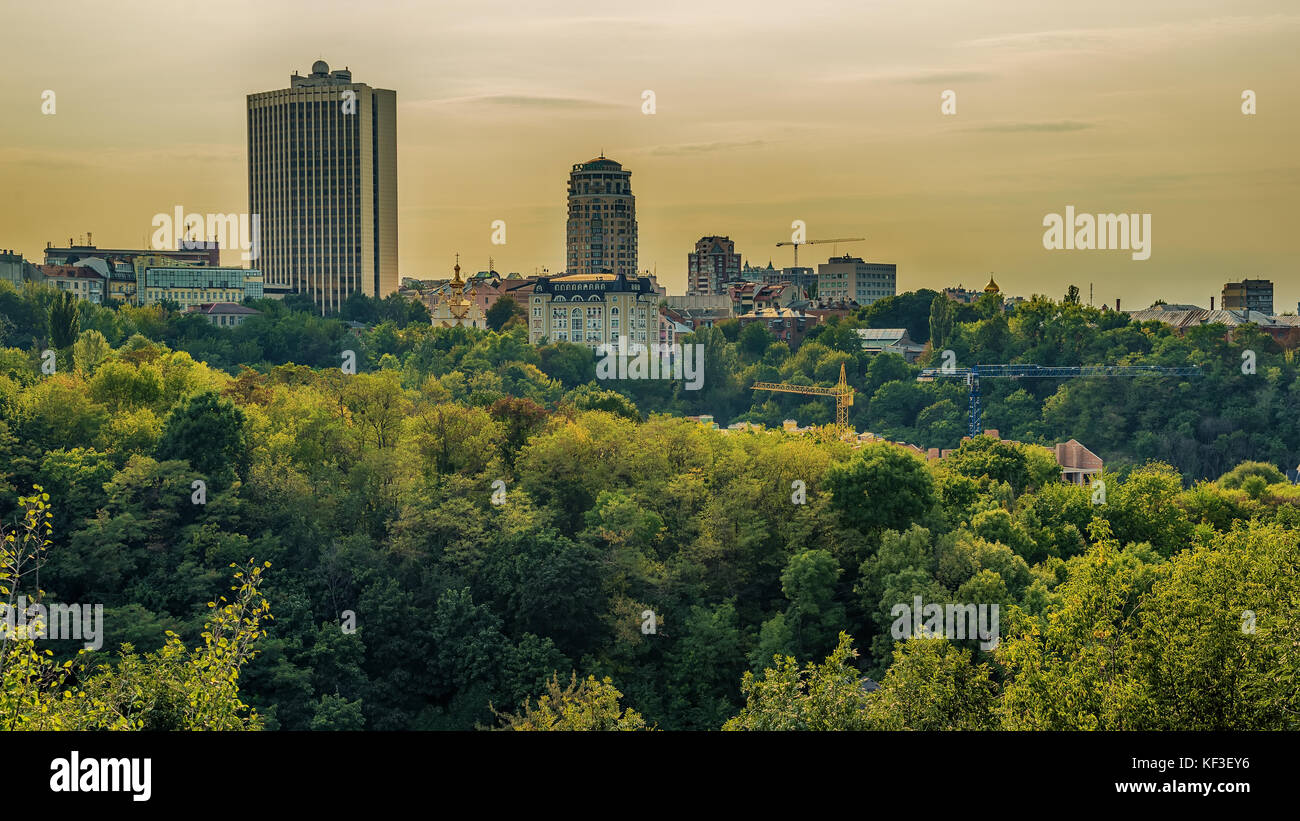 Kiev ukraine downtown panorama hi-res stock photography and images - Alamy