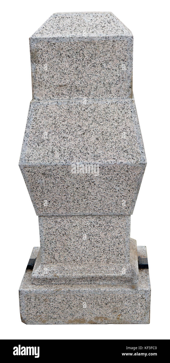 Pink granite column Cut Out Stock Images & Pictures - Alamy
