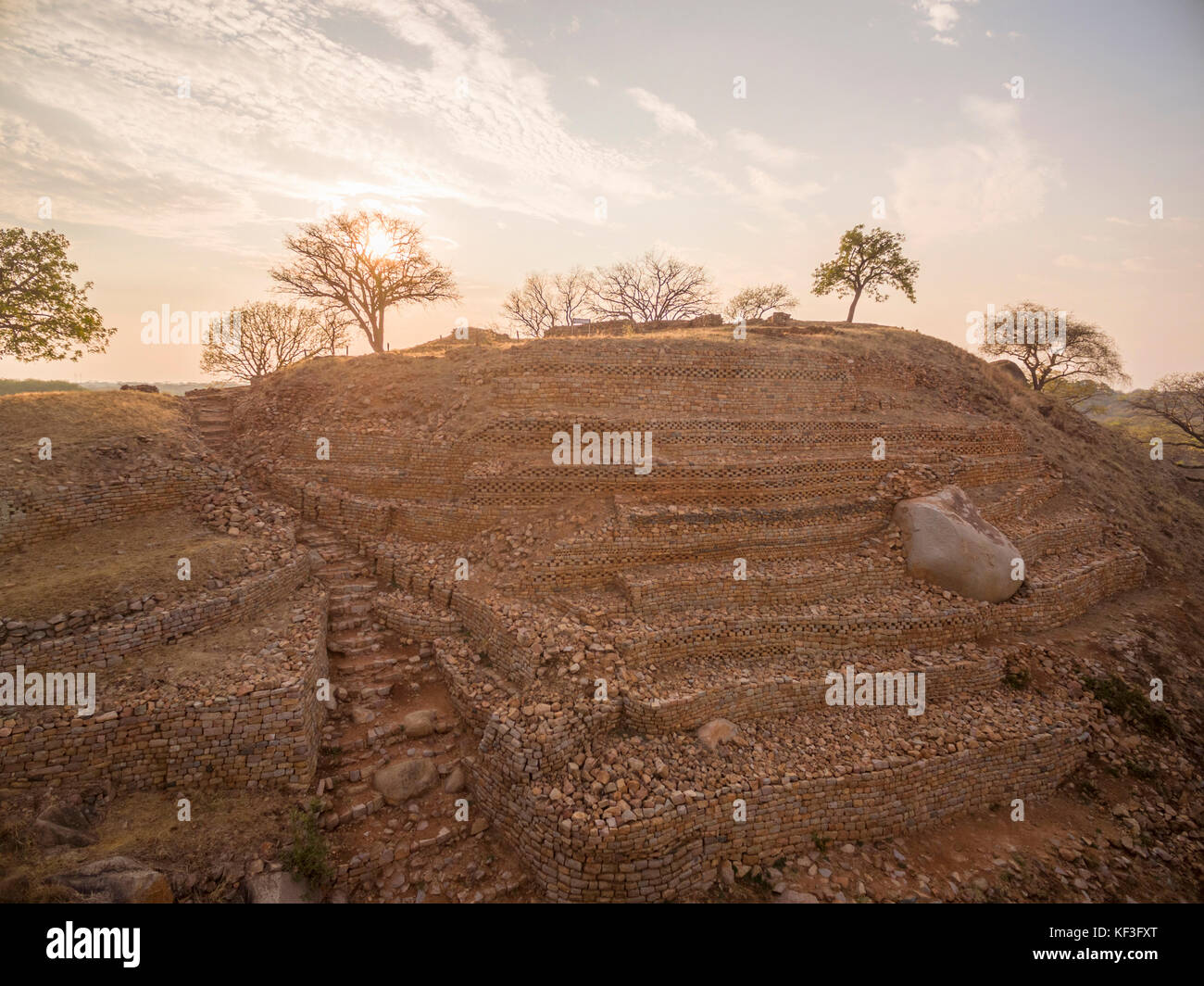 An aerial view of Khami Ruins Stock Photo - Alamy