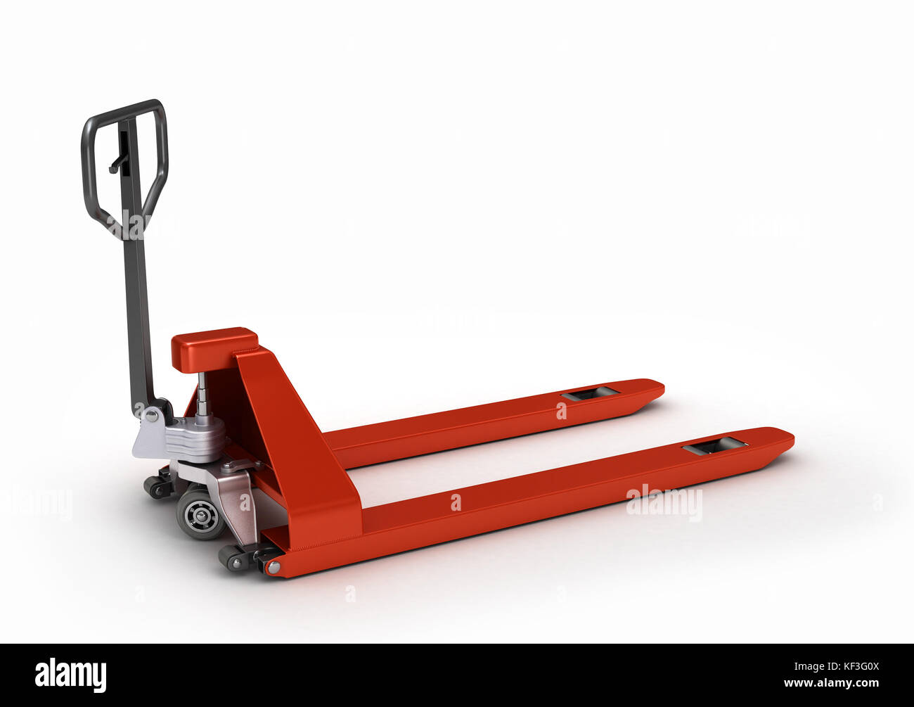 Hand hydraulic lift pallet trolley hi-res stock photography and images ...
